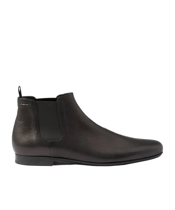 Prada Slip-on Chelsea Boots - Black