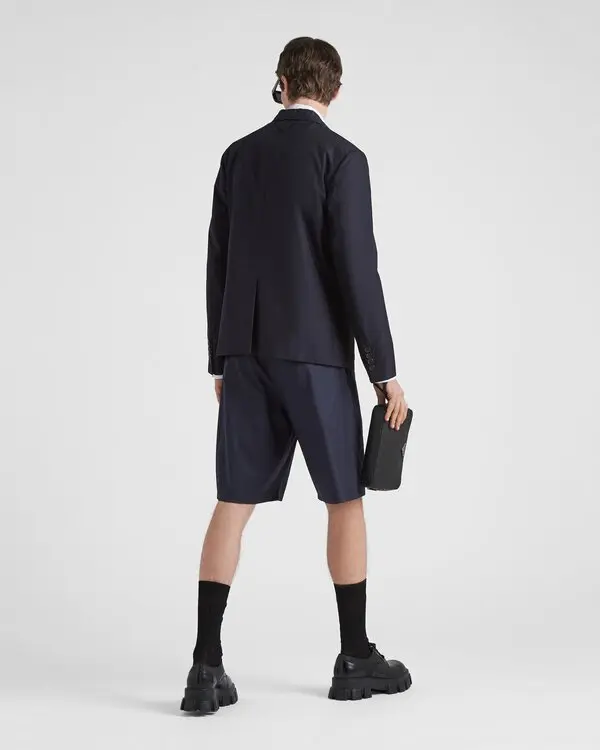 Prada Single-breasted Tailored Cotton Blazer