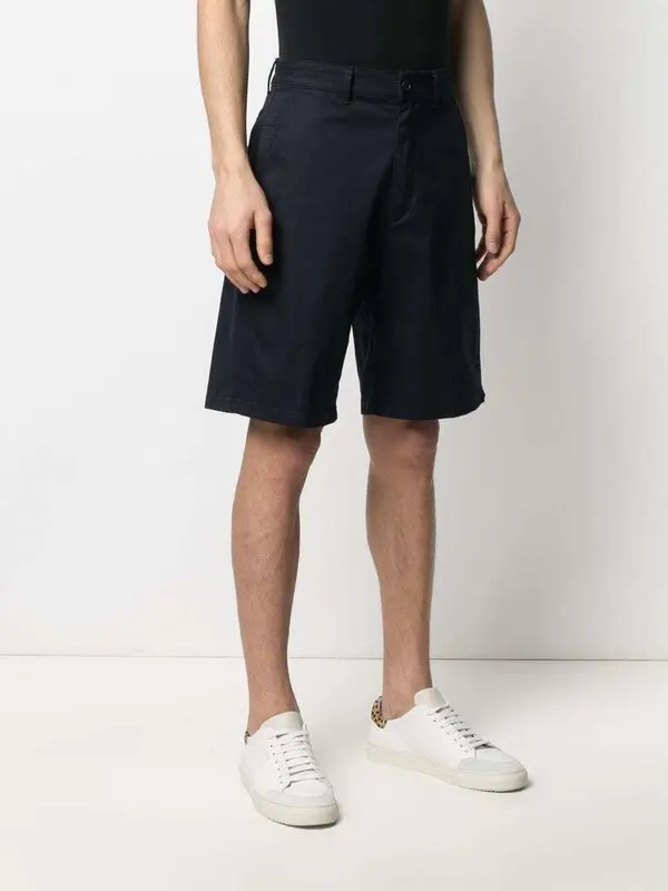 DEPARTMENT 5 Logo Patch Long Shorts - Black