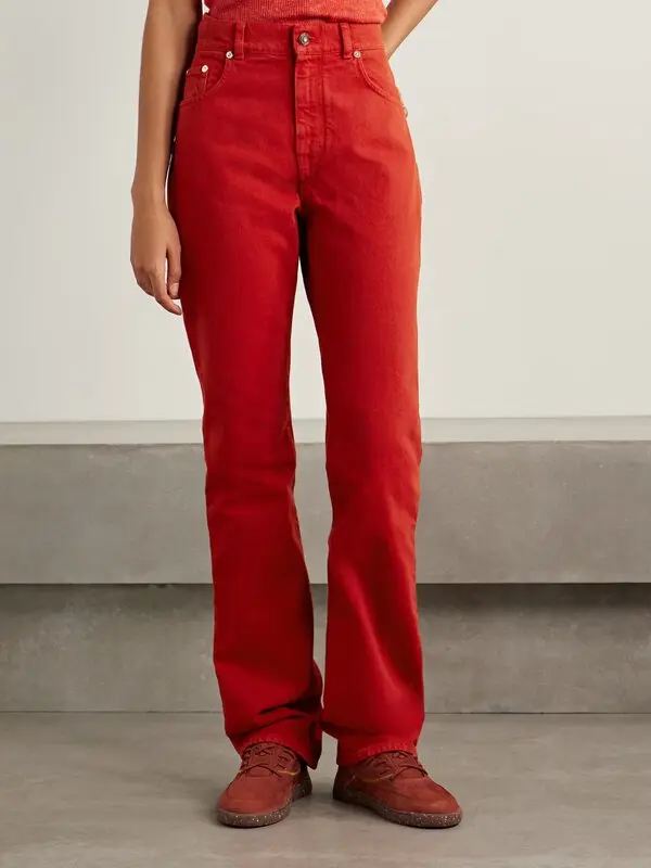 Gabriela Hearst High-waisted Straight Leg Jeans