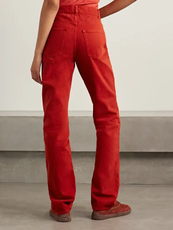 Gabriela Hearst High-waisted Straight Leg Jeans