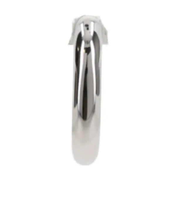 Rabanne Link Hoop Earrings - Gray