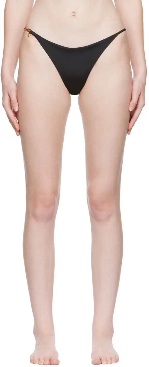 Versace Greek Key Embellished Bikini Bottoms