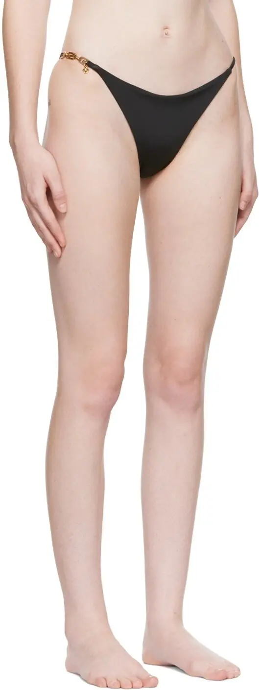 Versace Greek Key Embellished Bikini Bottoms