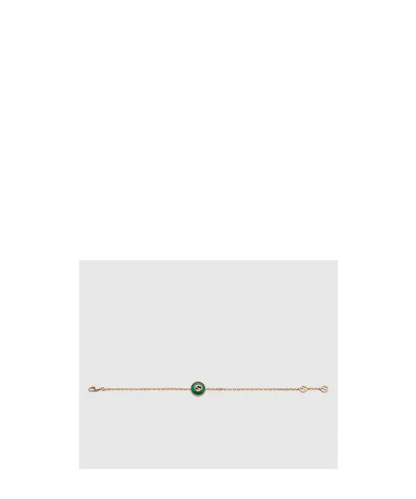 Gucci 18k Gold Interlocking G Chain Bracelet
