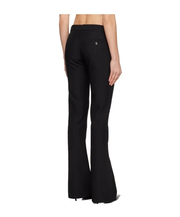 Coperni Rear-pocket Flared Trousers - Black