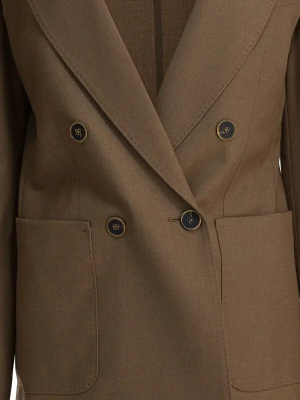 Max Mara Double-breasted Cashmere Jacket