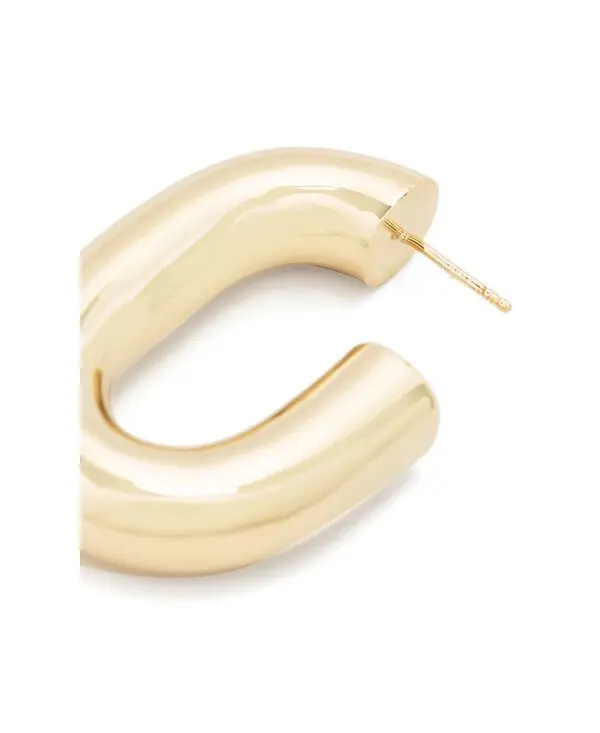 Rabanne Link Hoop Earrings - Yellow