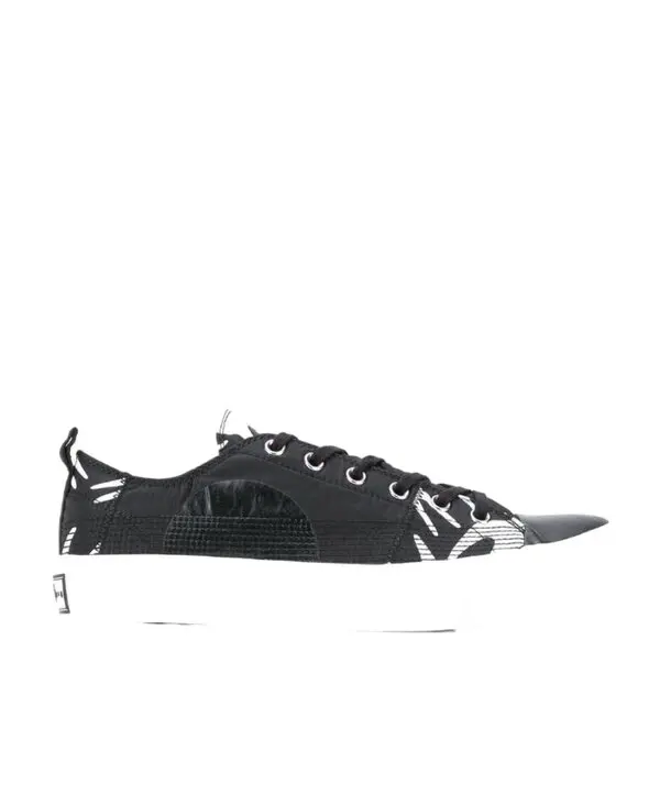 Alexander McQueen Swallow Print Low-top Sneakers