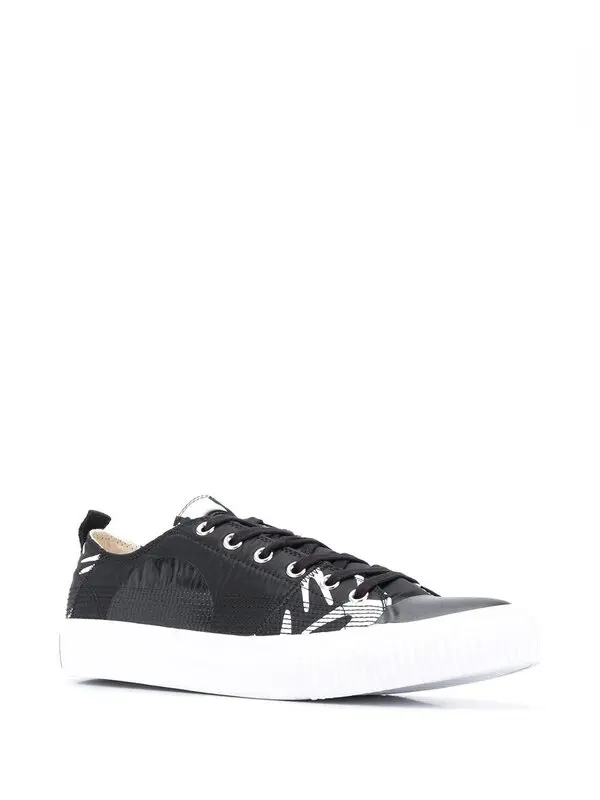 Alexander McQueen Swallow Print Low-top Sneakers