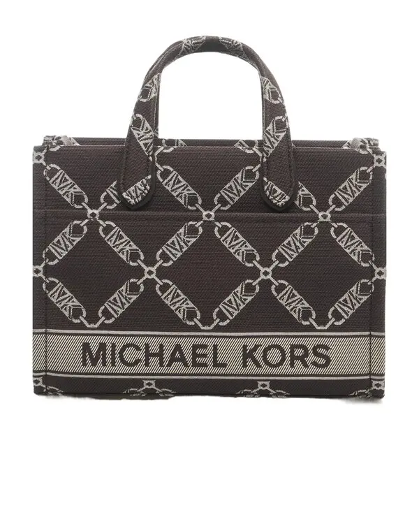 Michael Kors Gigi Empire Logo Jacquard Top Handle Bag