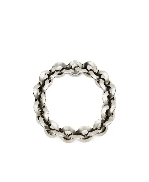 Alexander McQueen Eyelet Chain Choker - White