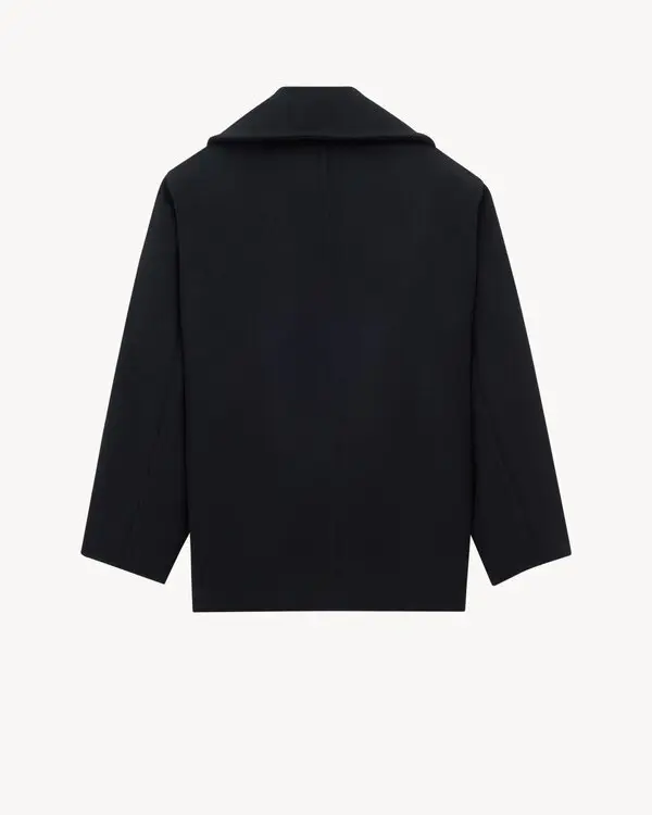 Saint Laurent Wool Peacoat