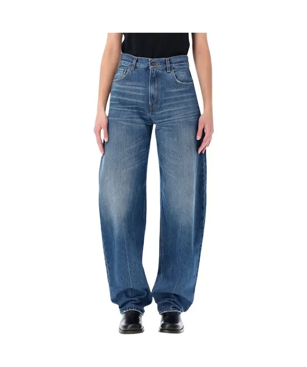HAIKURE Bibi High-rise Wide-leg Jeans - Blue