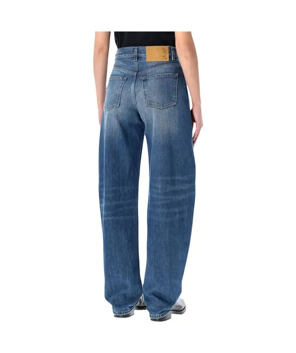 HAIKURE Bibi High-rise Wide-leg Jeans - Blue