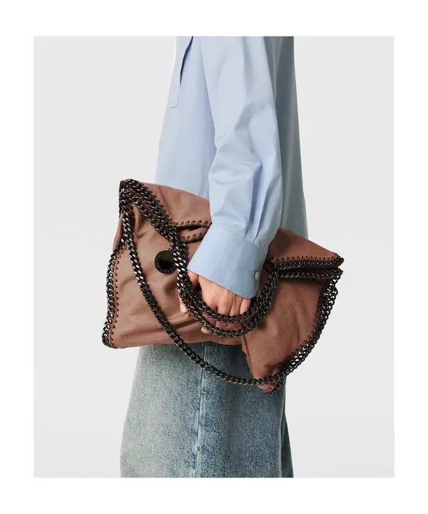 Stella McCartney Falabella Fold-over Tote Bag - Brown