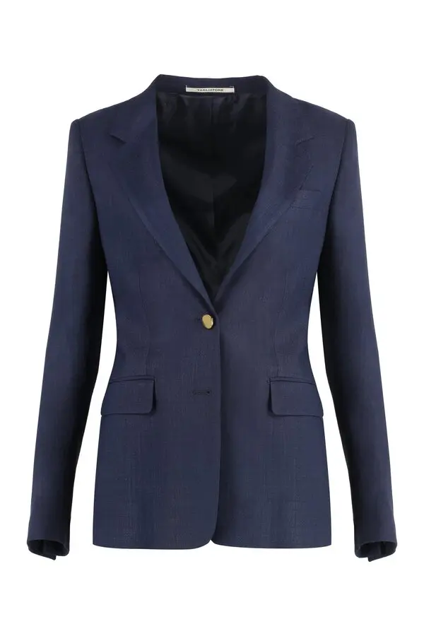 Tagliatore Single Button Blazer - Black