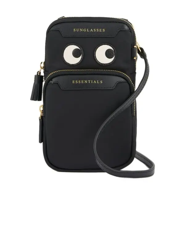 ANYA HINDMARCH Eyes Essentials Crossbody Bag - Black