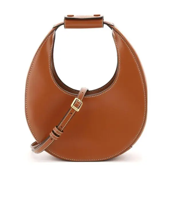 Staud Mini Moon Shoulder Bag - Brown