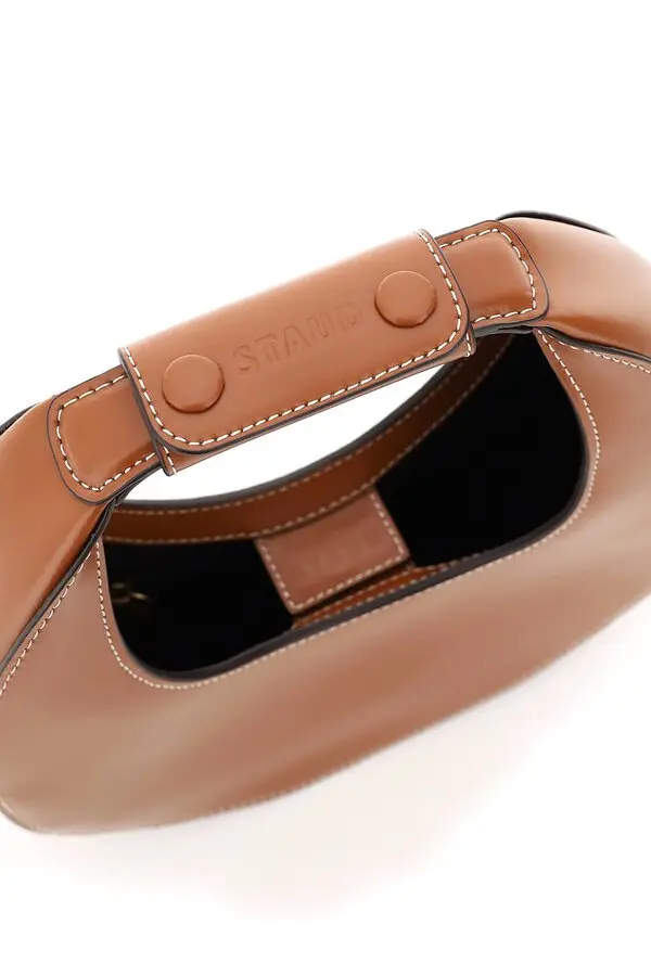 Staud Mini Moon Shoulder Bag - Brown
