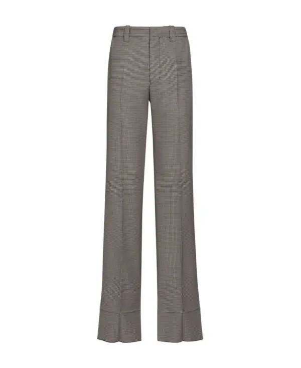 Marni Houndstooth Checked Trousers