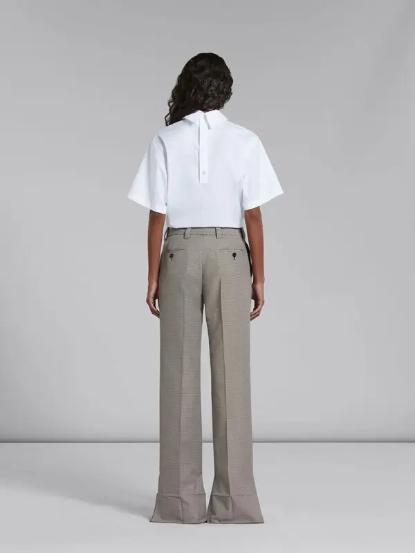 Marni Houndstooth Checked Trousers