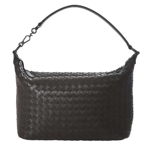 Bottega Veneta Woven Leather Handbag - Black