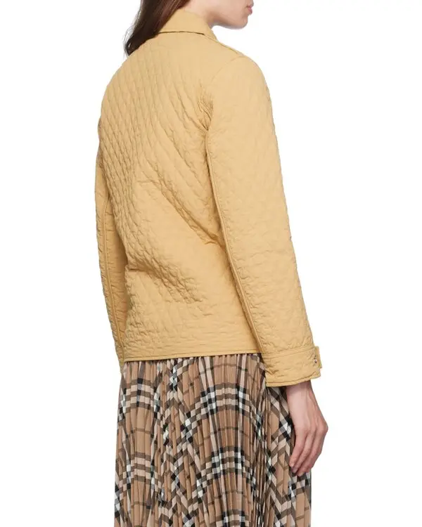 Burberry Quilted Reversible Jacket With Plaid