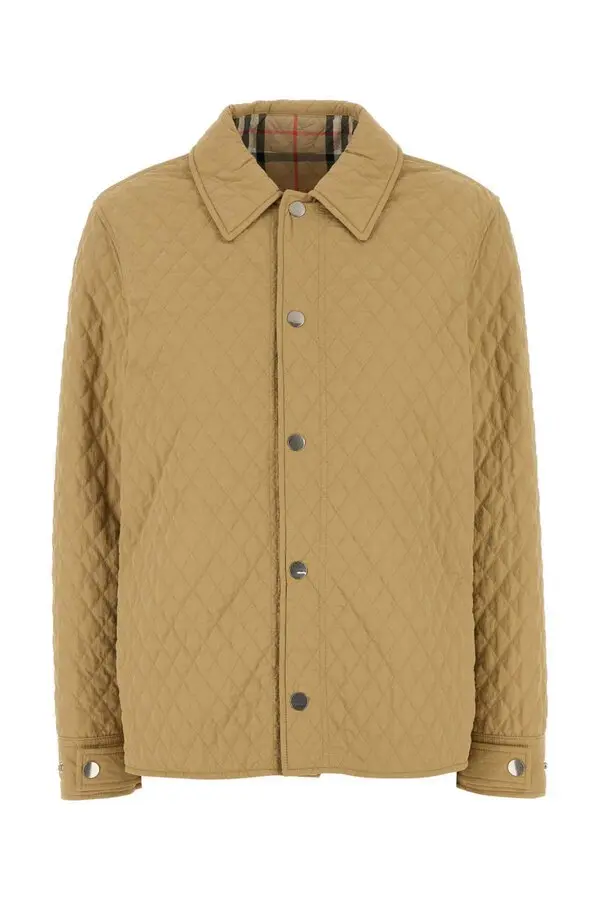 Burberry Quilted Reversible Jacket With Plaid