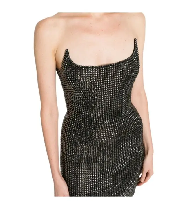 Giuseppe Di Morabito Off-shoulder Embellished Mini Dress
