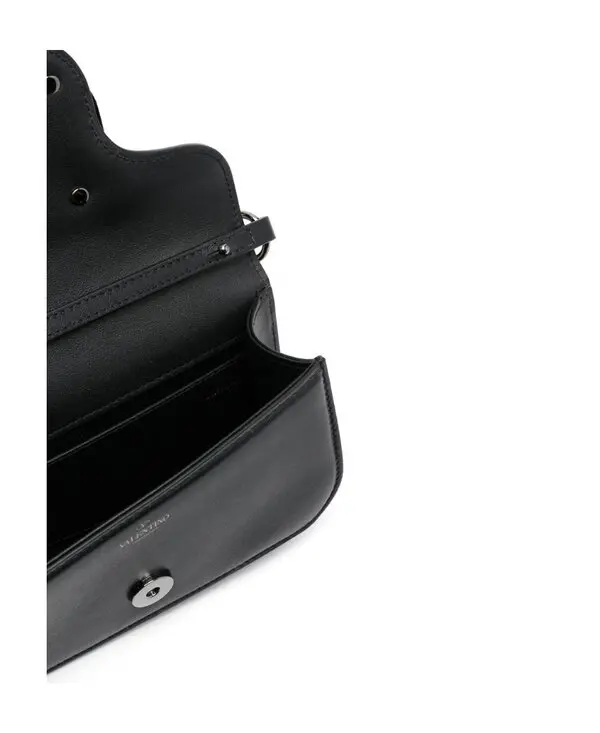 Valentino Garavani Vlogo Signature Small Shoulder Bag - Black