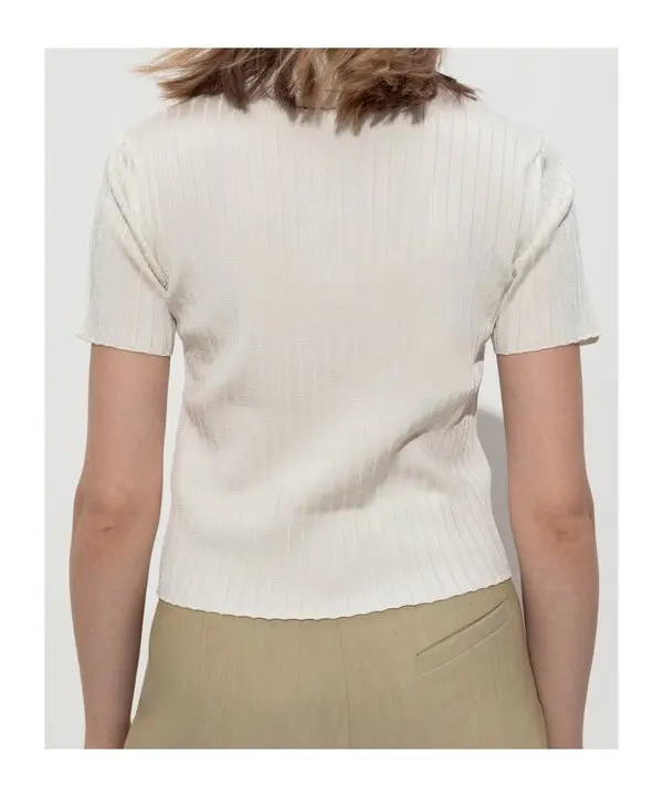 Marni Short-sleeved Fine-knit Polo Top
