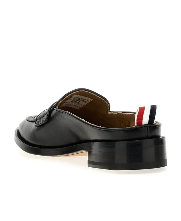 Thom Browne Varsity Leather Penny Loafers