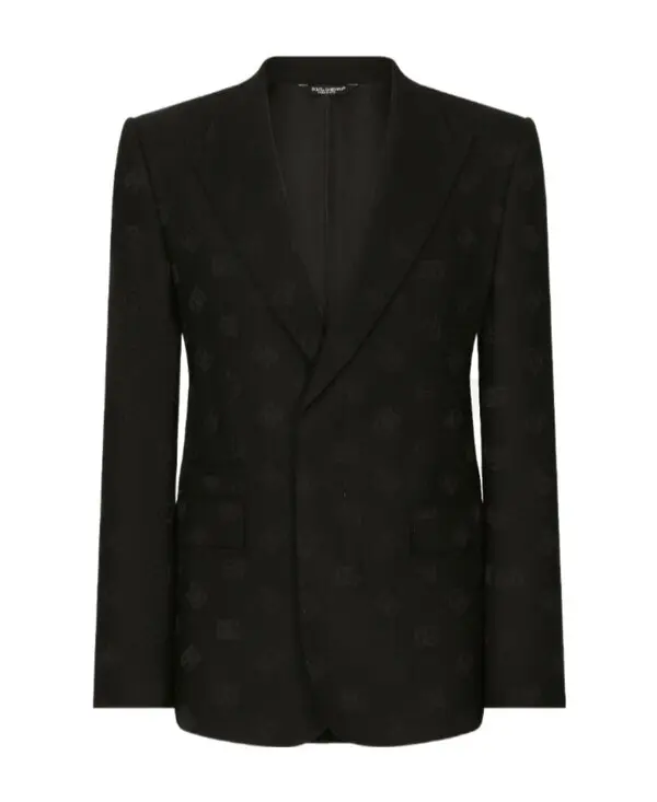 Dolce & Gabbana Dolce Gabbana Dg Jacquard Single-breasted Jacket