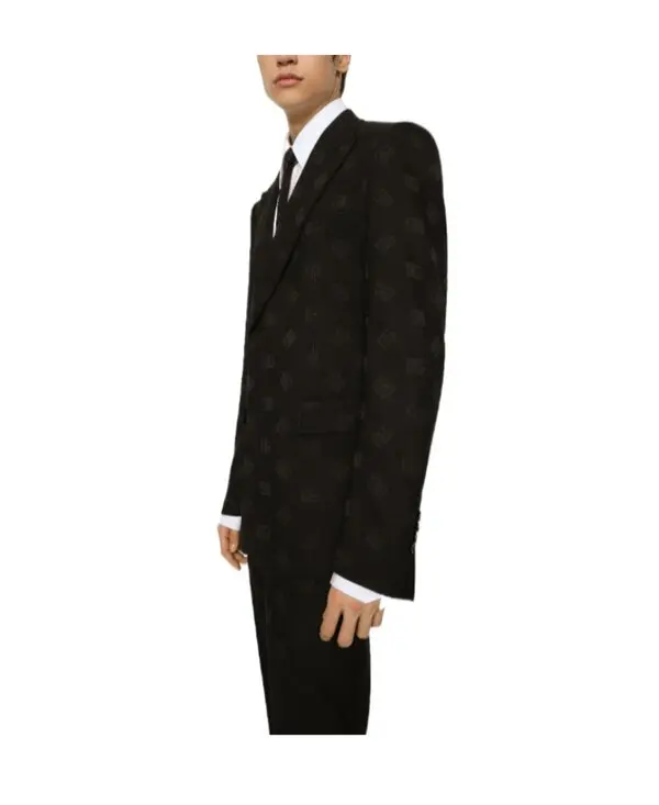 Dolce & Gabbana Dolce Gabbana Dg Jacquard Single-breasted Jacket