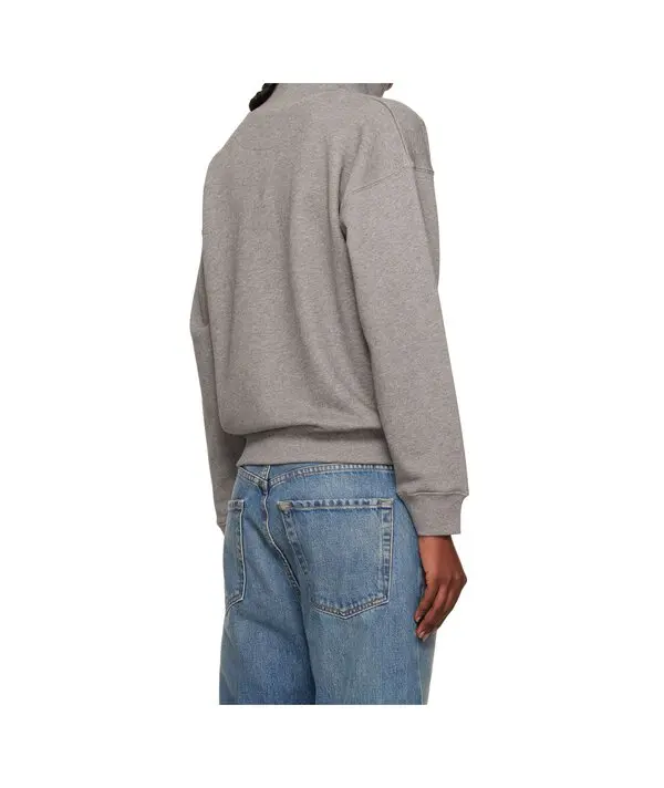 Maison Kitsuné Half-zip Sweatshirt With Fox Patch