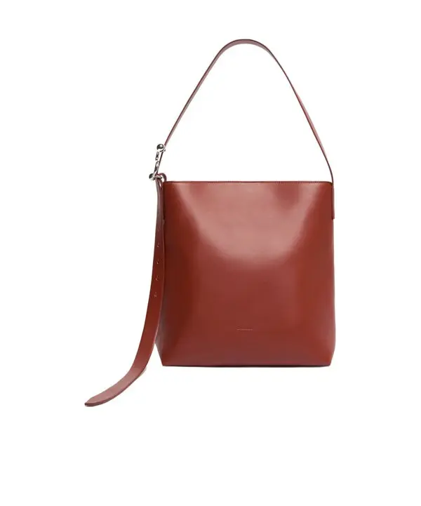 Sportmax Leather Shoulder Bag