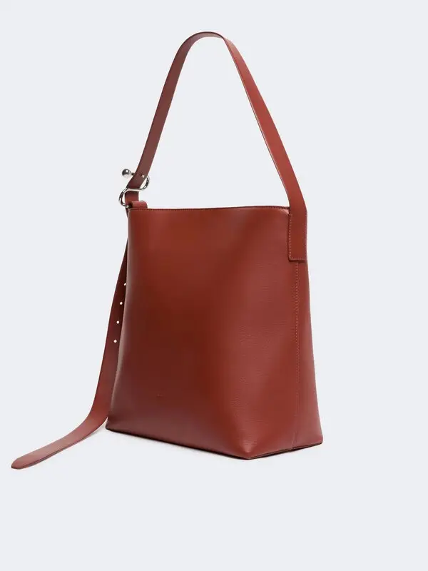 Sportmax Leather Shoulder Bag