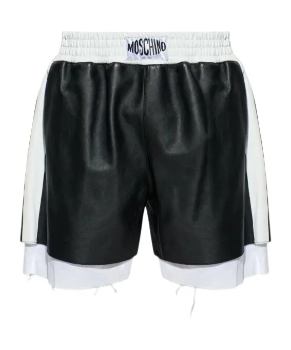 Moschino Layered Boxing Shorts - Black
