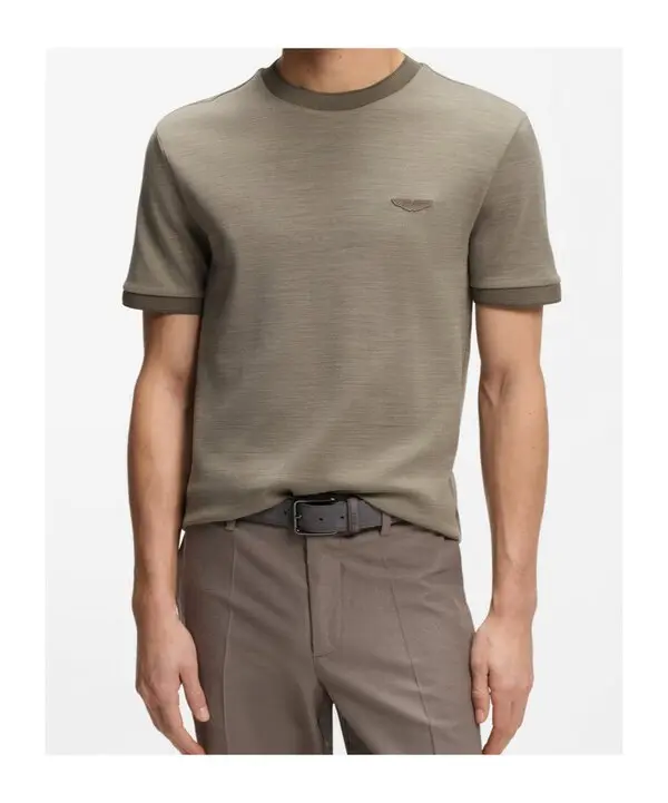 Hugo Boss X Aston Martin Logo-detail T-shirt