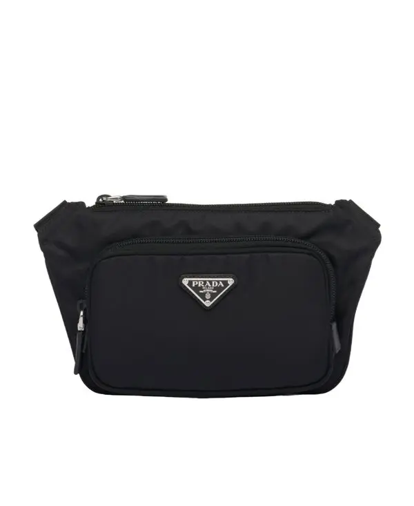 Prada Re-nylon Zipped Belt Bag - Black