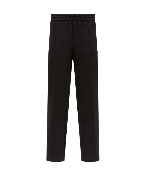 Moncler Logo Patch Cotton Neoprene Sweatpants