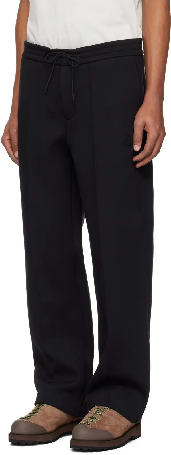 Moncler Logo Patch Cotton Neoprene Sweatpants
