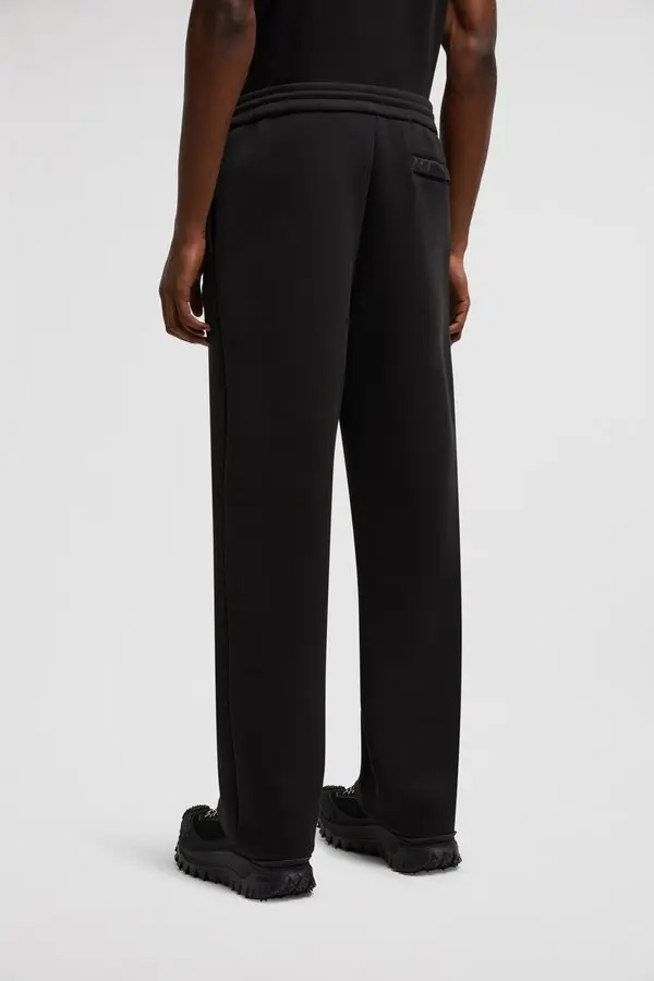 Moncler Logo Patch Cotton Neoprene Sweatpants