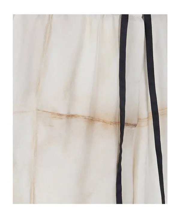 PIERRE-LOUIS MASCIA Printed Straight Leg Trousers