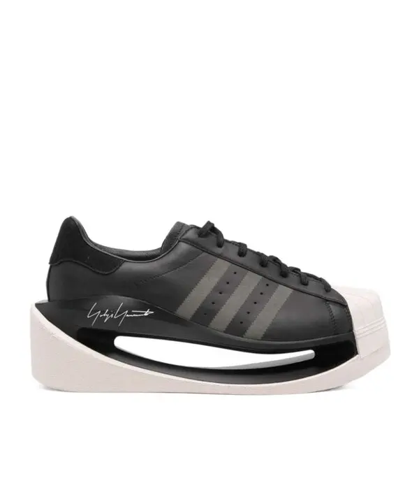Y3 Gendo Superstar Lace-up Sneakers - Black