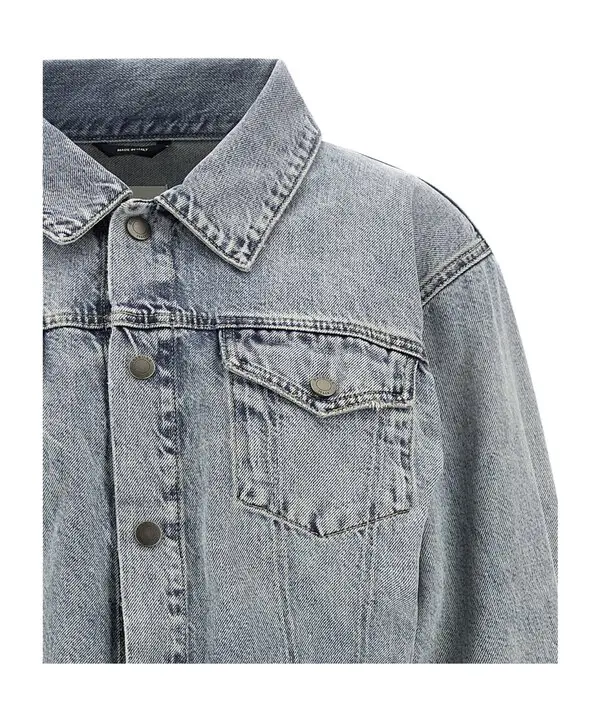 HAIKURE Elle Denim Shirt Jumpsuit - Light Blue