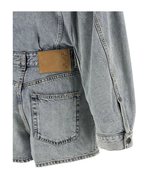 HAIKURE Elle Denim Shirt Jumpsuit - Light Blue