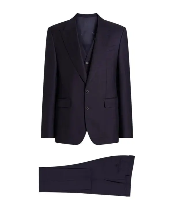 Dolce & Gabbana Dolce Gabbana Single-breasted Tailored Suit - Black