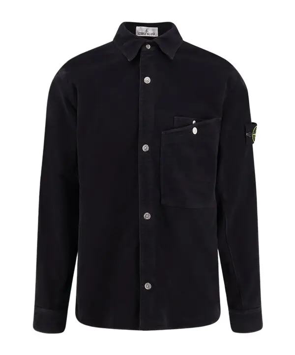 Stone Island Snap-button Patch Shirt